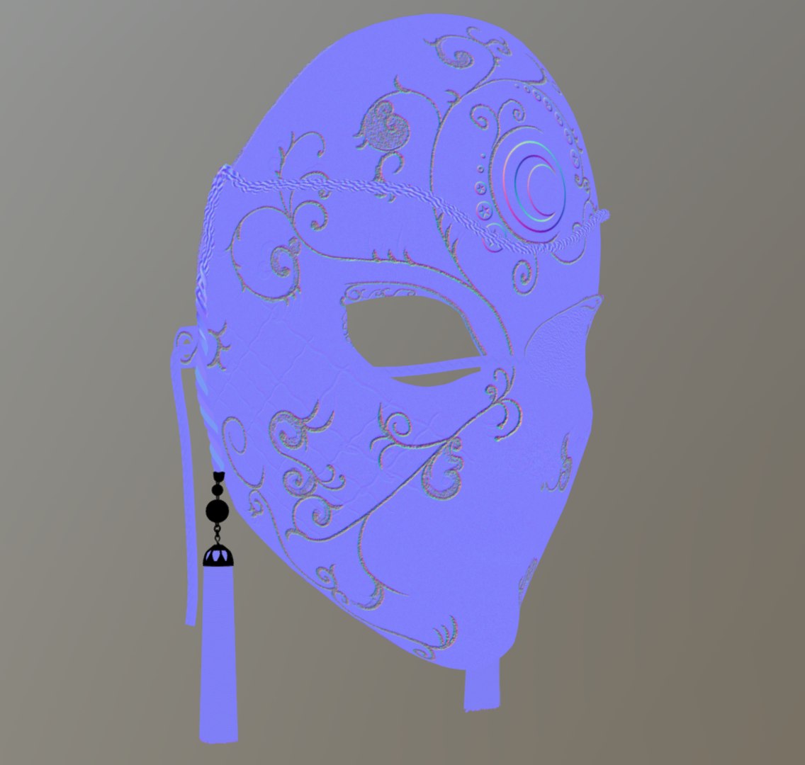 3D Venetian Mask - TurboSquid 1450257