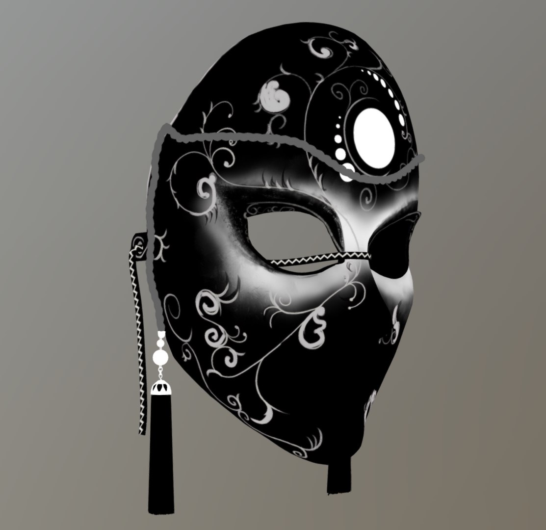 3D Venetian Mask - TurboSquid 1450257