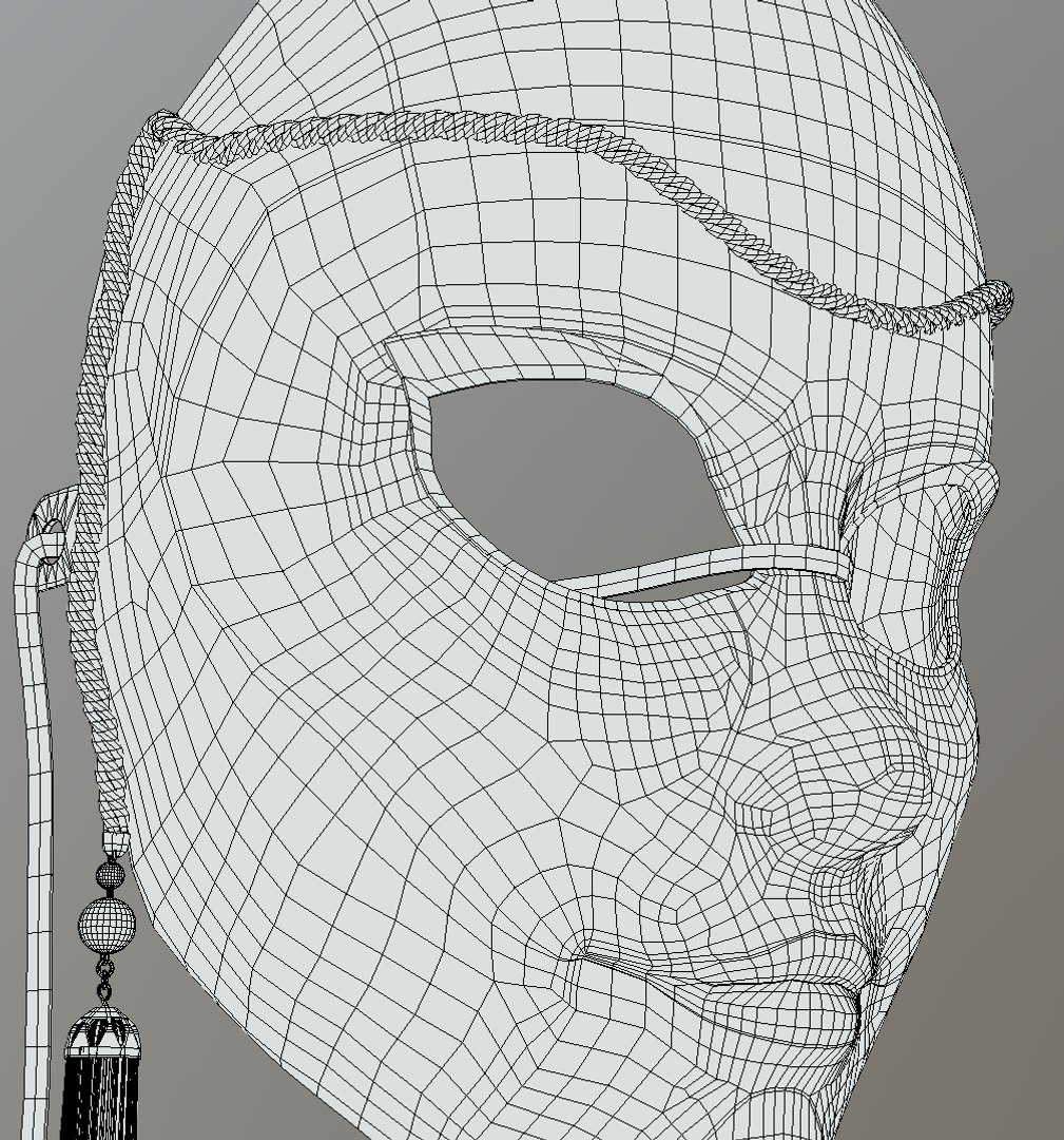 3D Venetian Mask - TurboSquid 1450257
