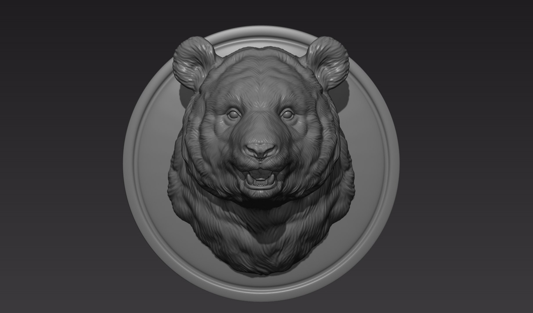 Panda Head 3D Model - TurboSquid 1821759