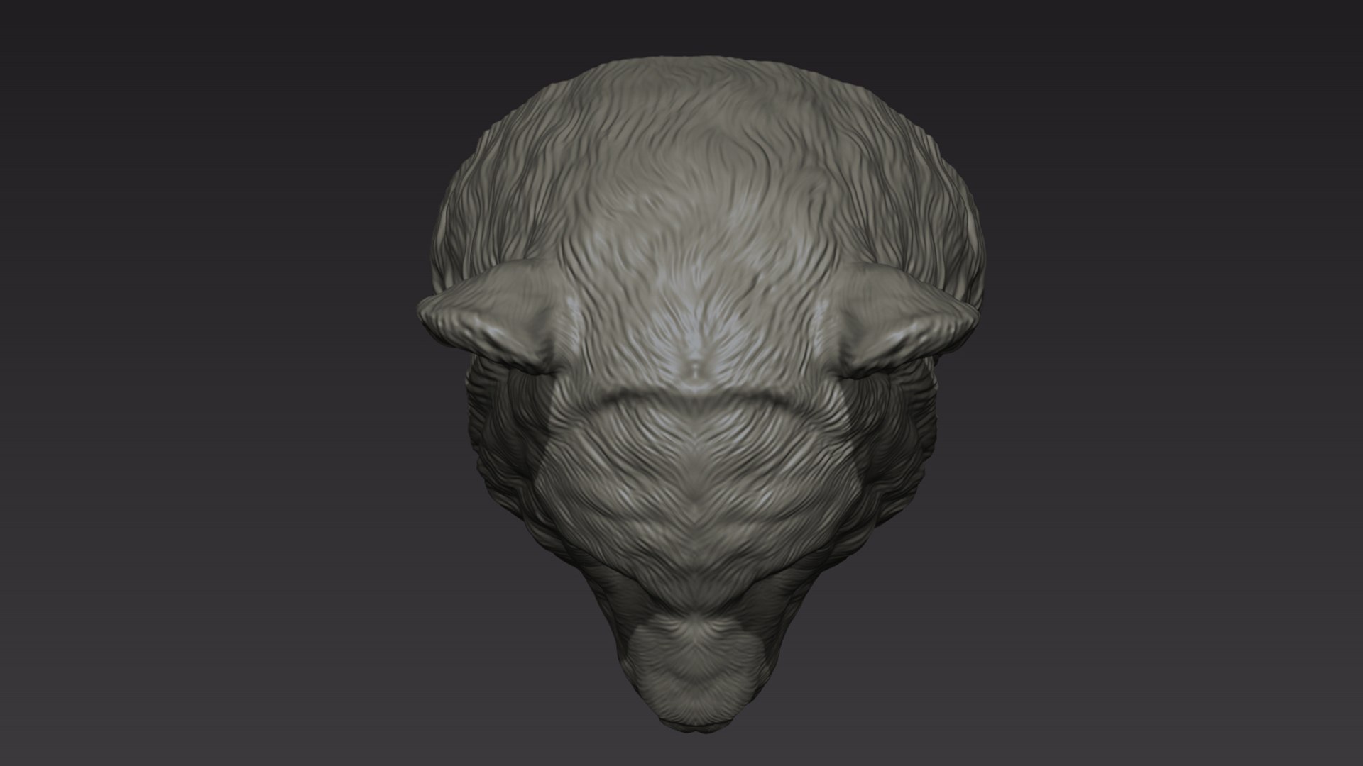 Panda Head 3D Model - TurboSquid 1821759
