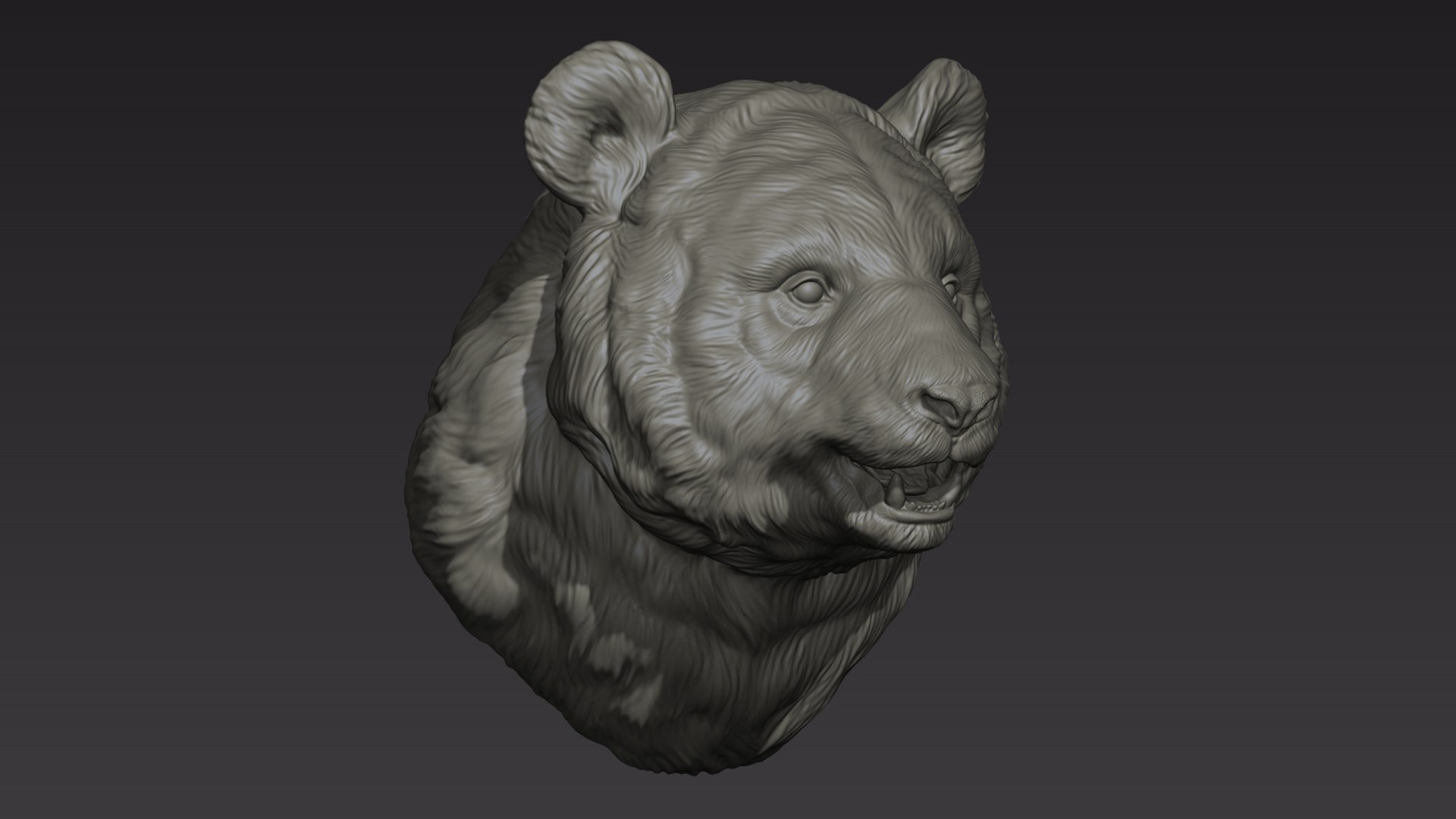 Panda Head 3D Model - TurboSquid 1821759