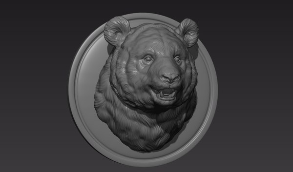 Panda head 3D model - TurboSquid 1821759