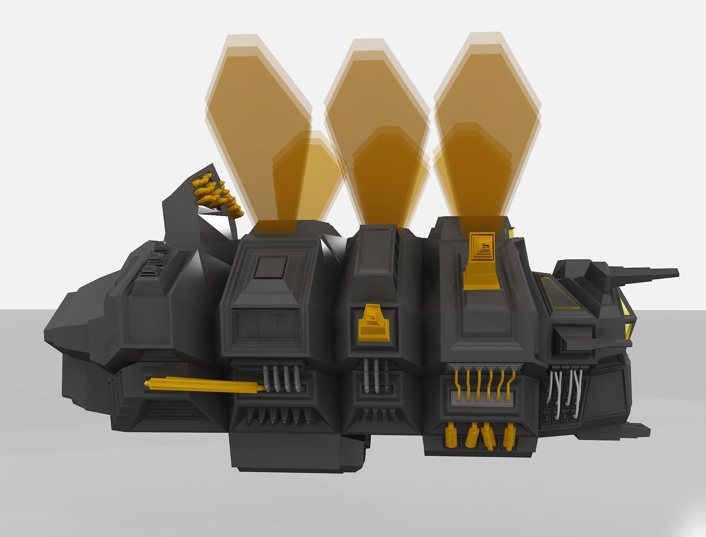 3d bee fighter model