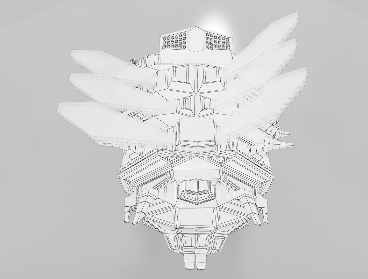 3d bee fighter model