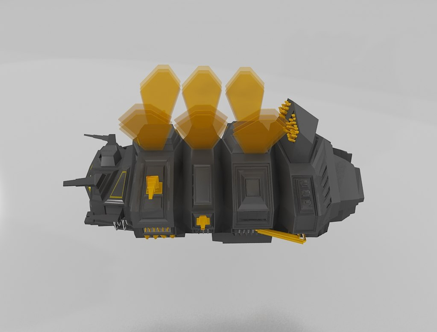 3d bee fighter model