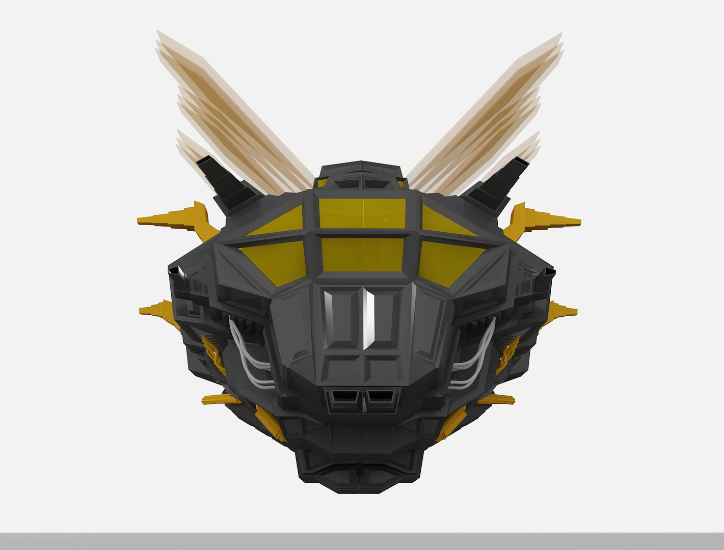 3d bee fighter model