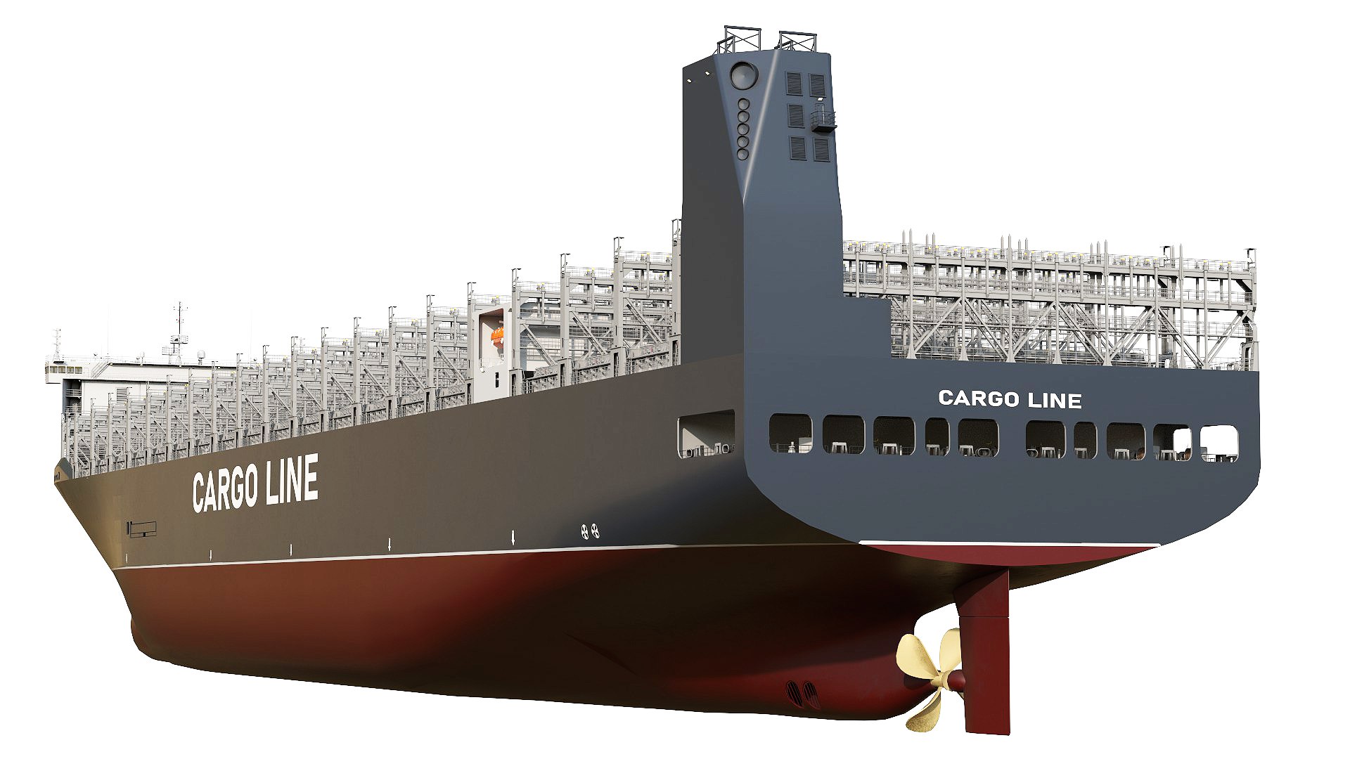 3D Next Generation Container Ship Model - TurboSquid 2279040