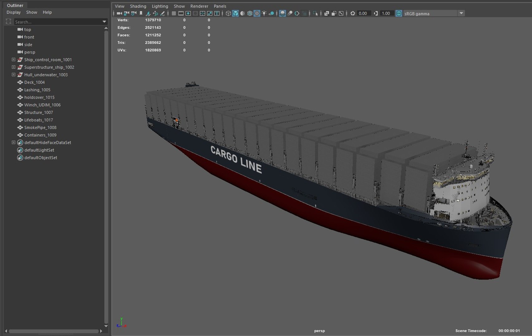 3D Next Generation Container Ship Model - TurboSquid 2279040