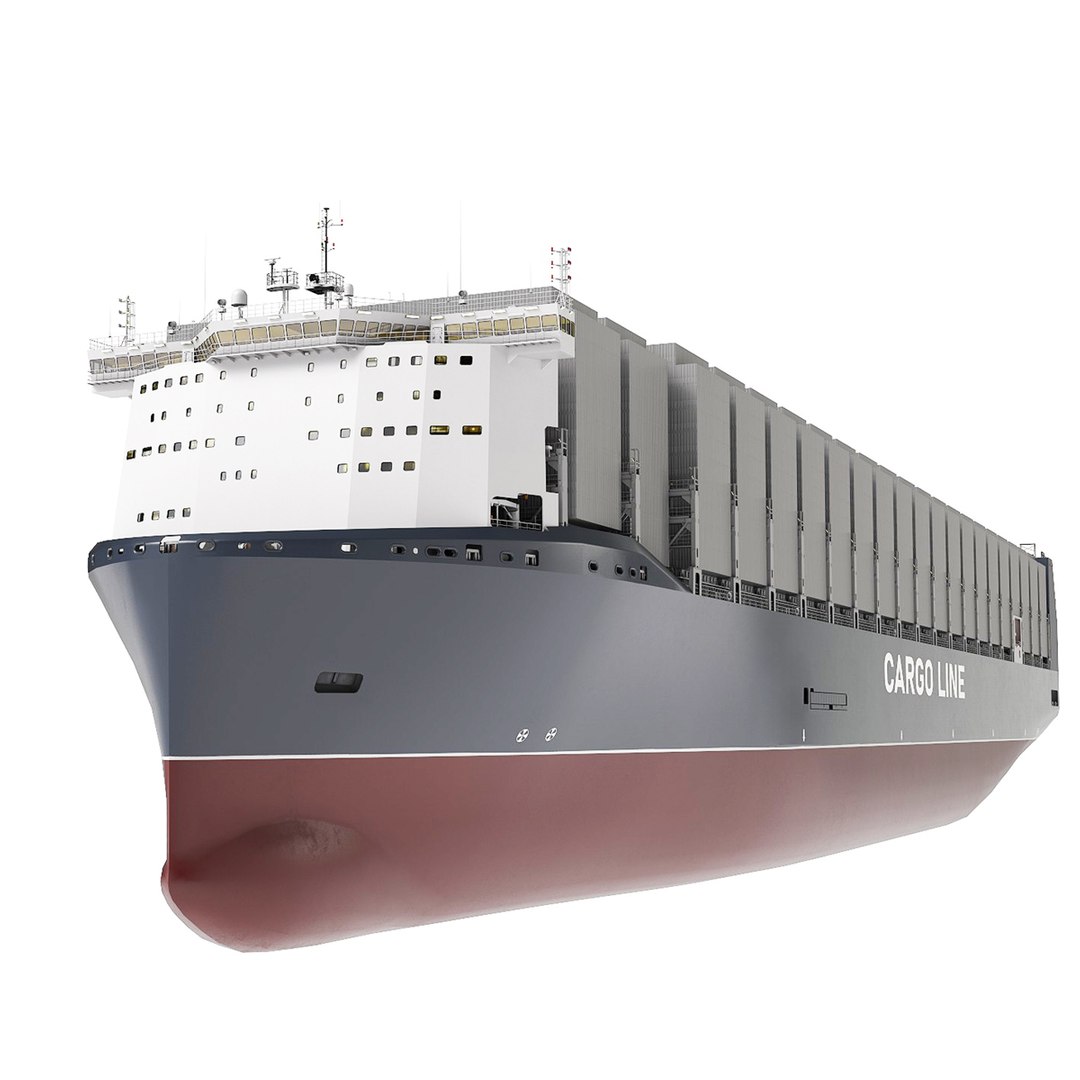 3D Next Generation Container Ship Model - TurboSquid 2279040