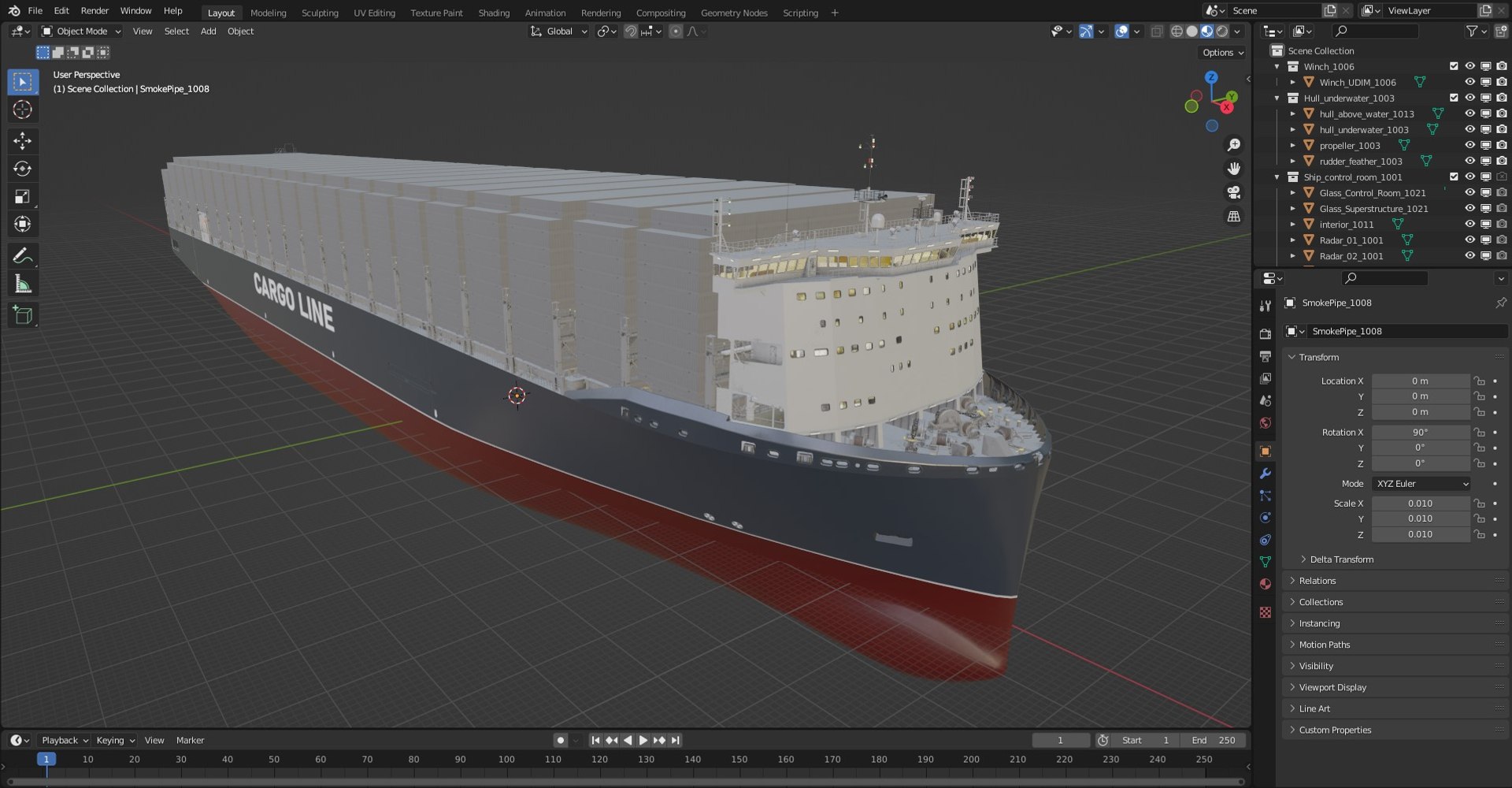 3D Next Generation Container Ship Model - TurboSquid 2279040