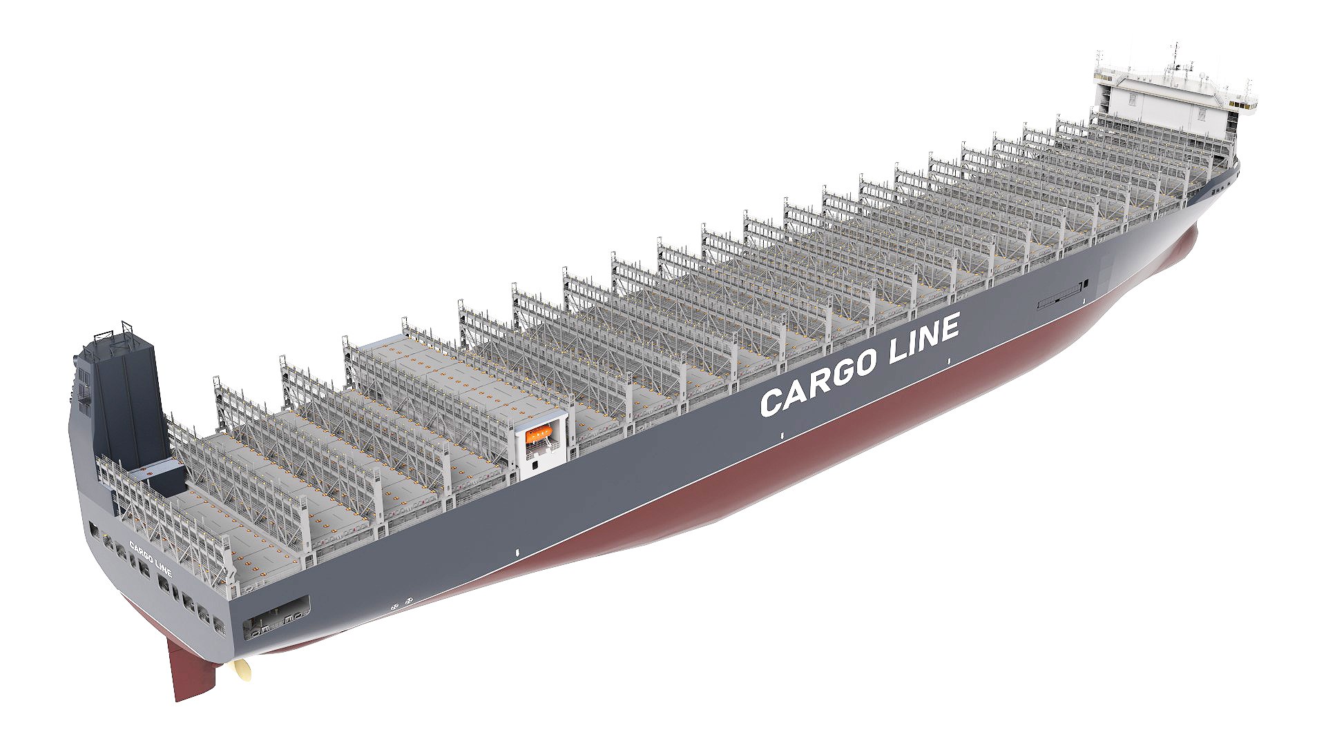 3D Next Generation Container Ship Model - TurboSquid 2279040