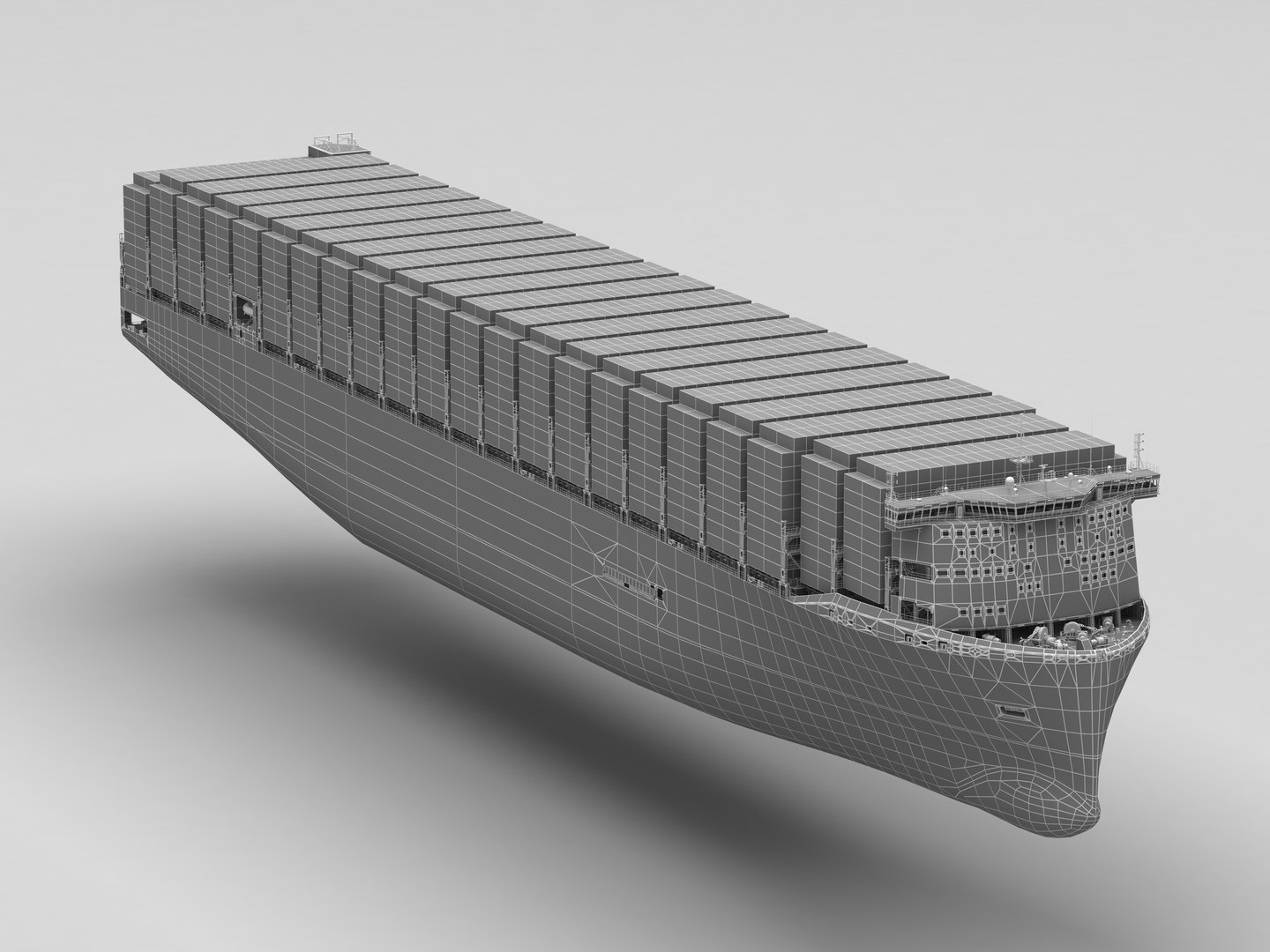 3D Next Generation Container Ship Model - TurboSquid 2279040