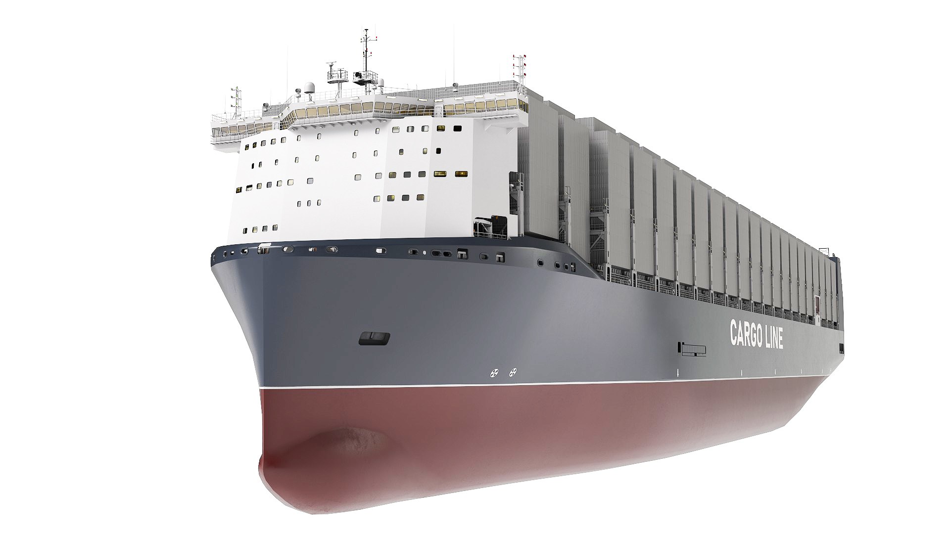 3D Next Generation Container Ship Model - TurboSquid 2279040