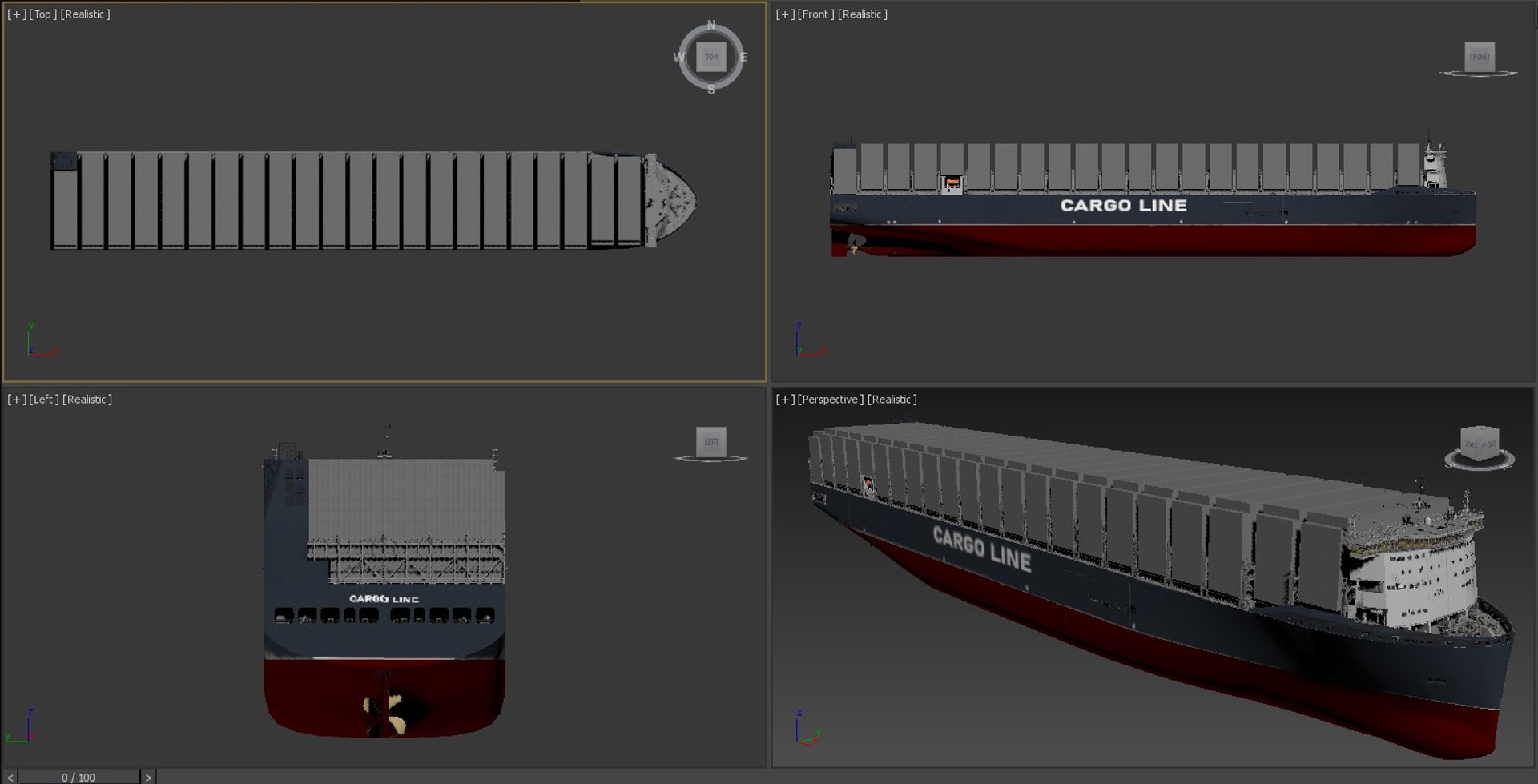 3D Next Generation Container Ship Model - TurboSquid 2279040