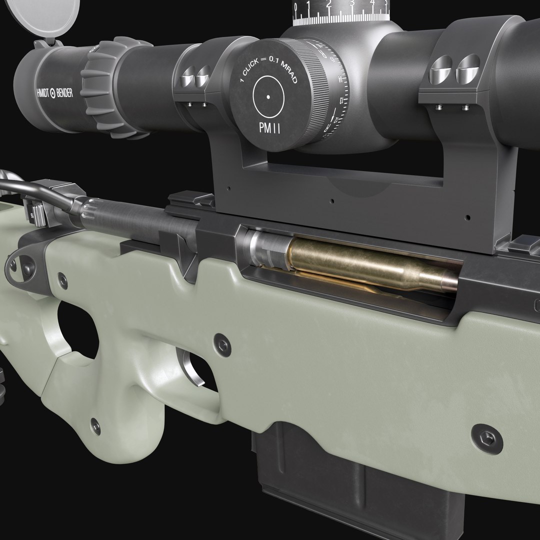 Accuracy International Awm 3D Model - TurboSquid 1361255