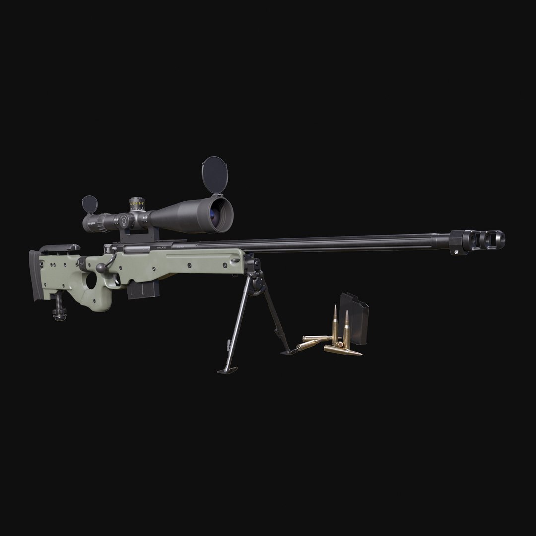 Accuracy International Awm 3D Model - TurboSquid 1361255