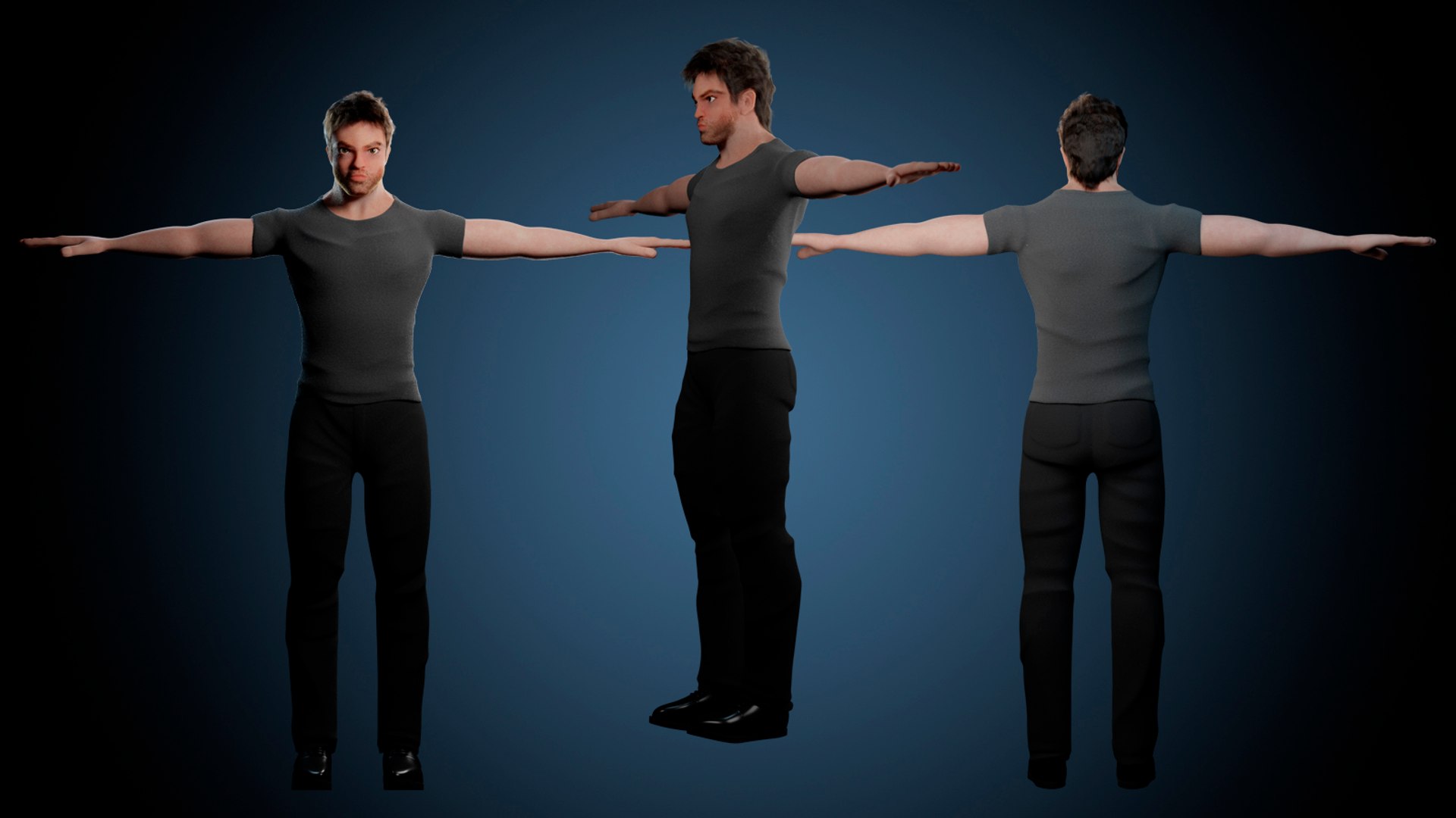 3D model Realistic Character Edward - TurboSquid 2002725