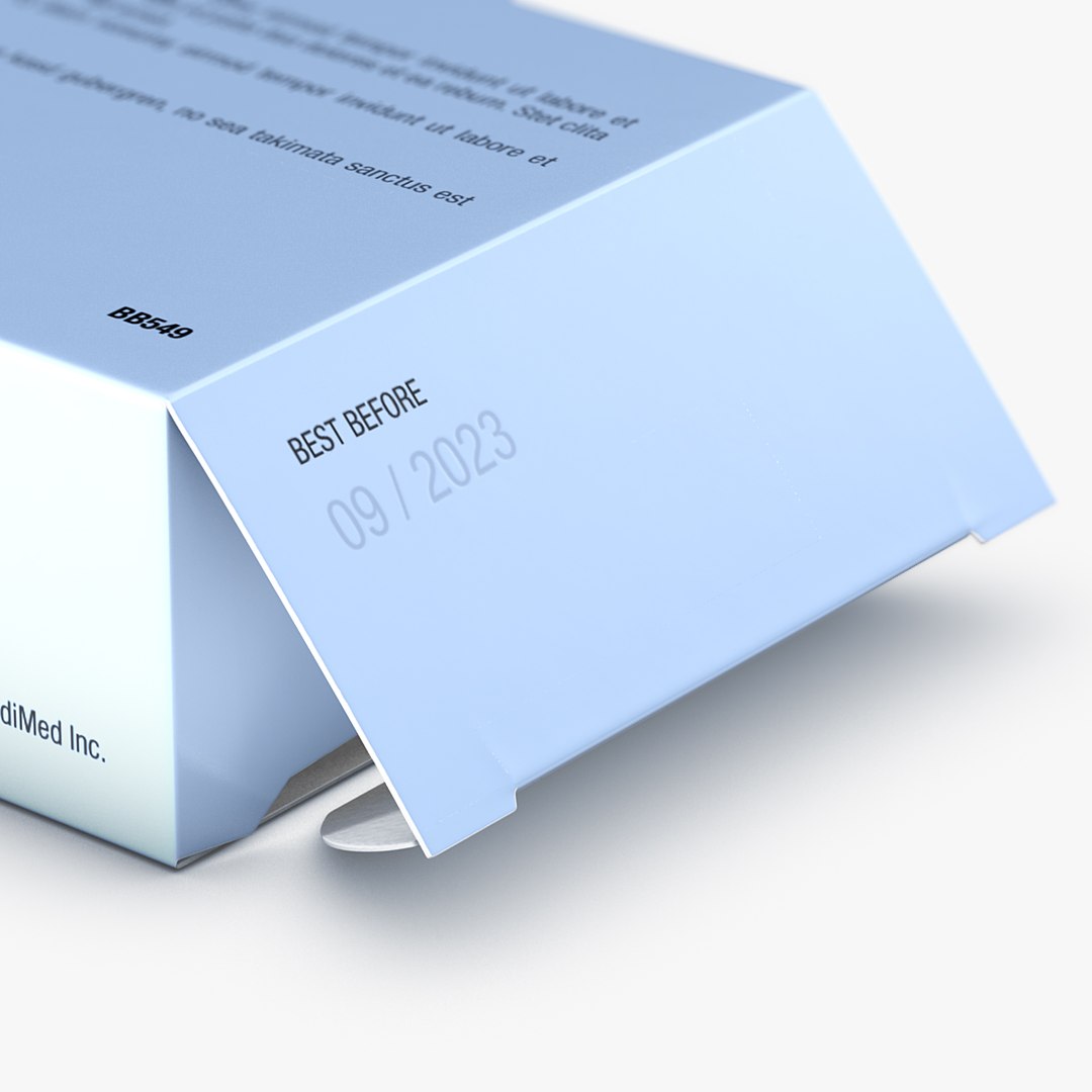 3d Pills Box Package