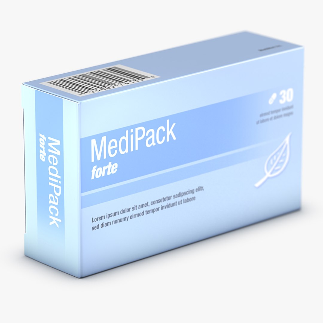 3d Pills Box Package