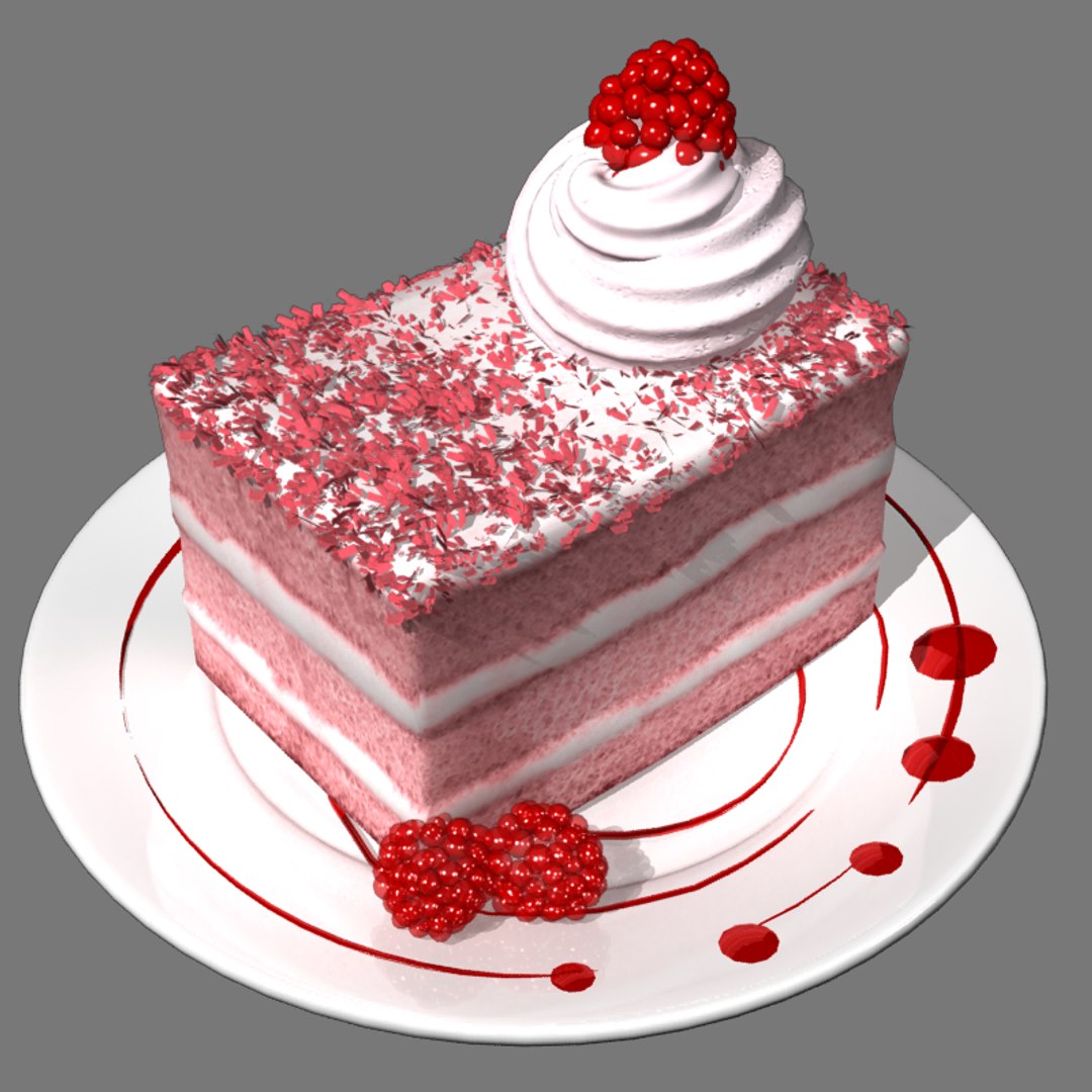 3d pink cake