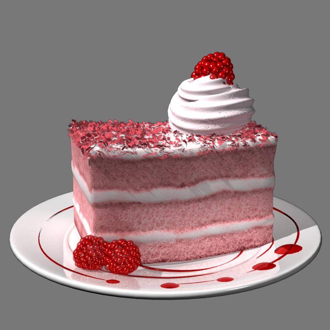 3d pink cake