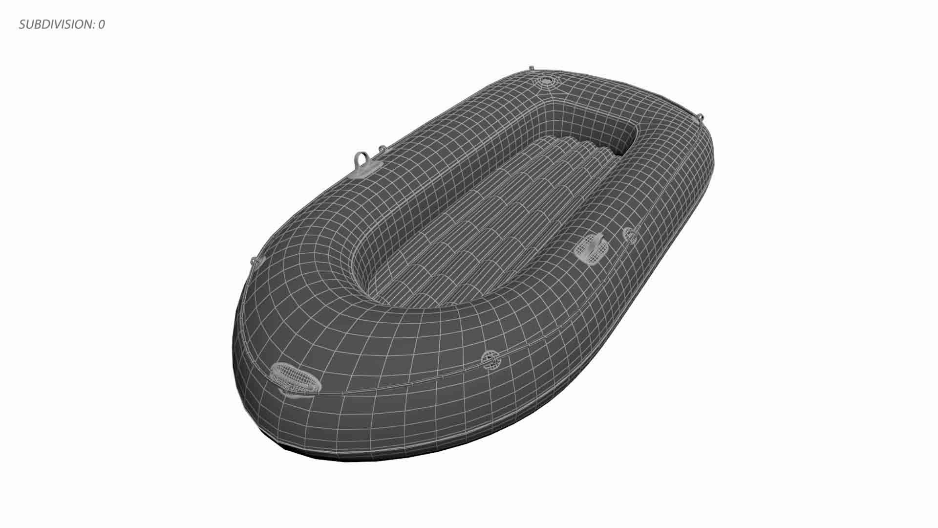 3D Inflatable Boat Model - TurboSquid 2234748