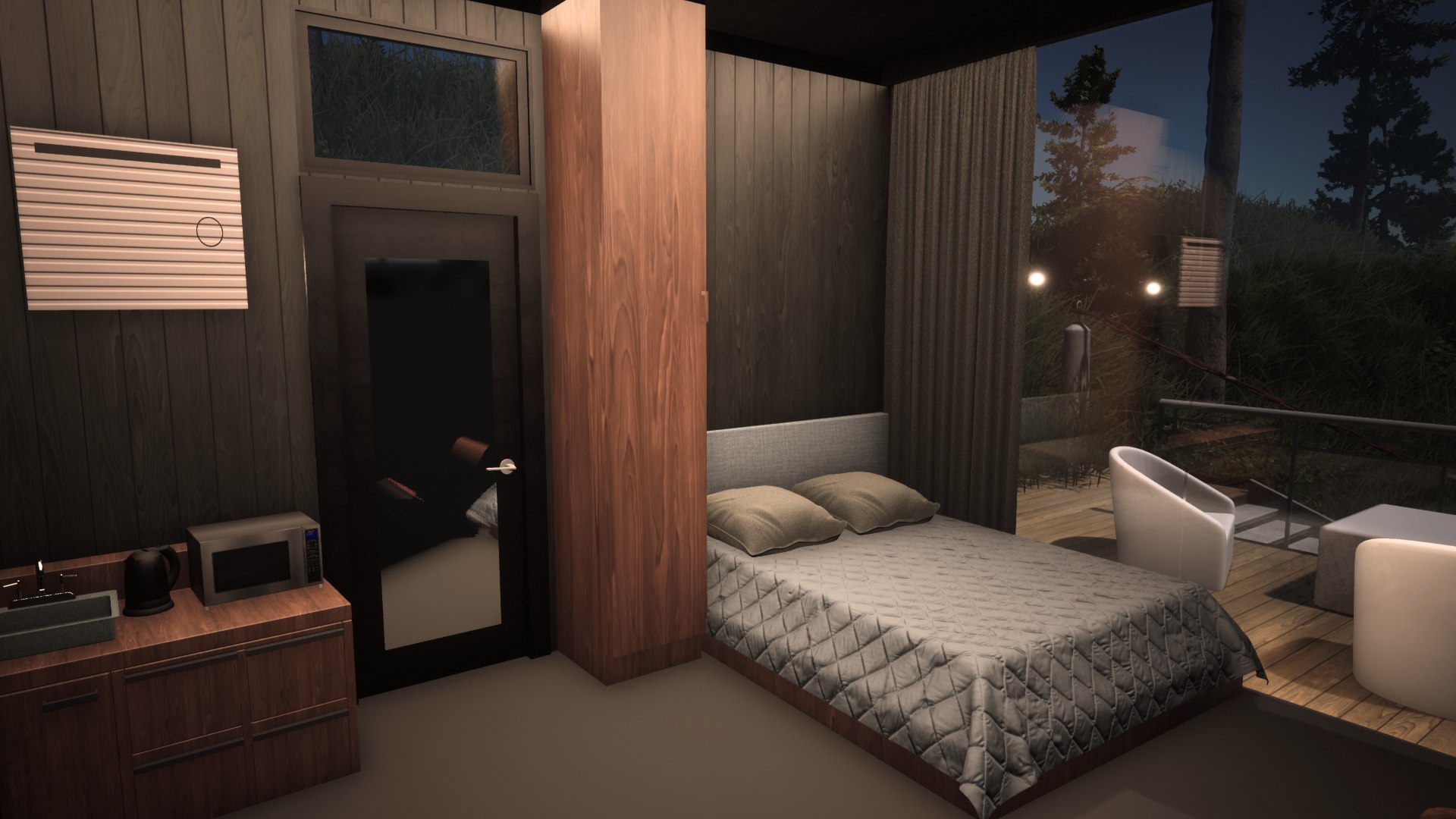 Mirror House 20 SQM Revit Twinmotion 3D Model - TurboSquid 2236530