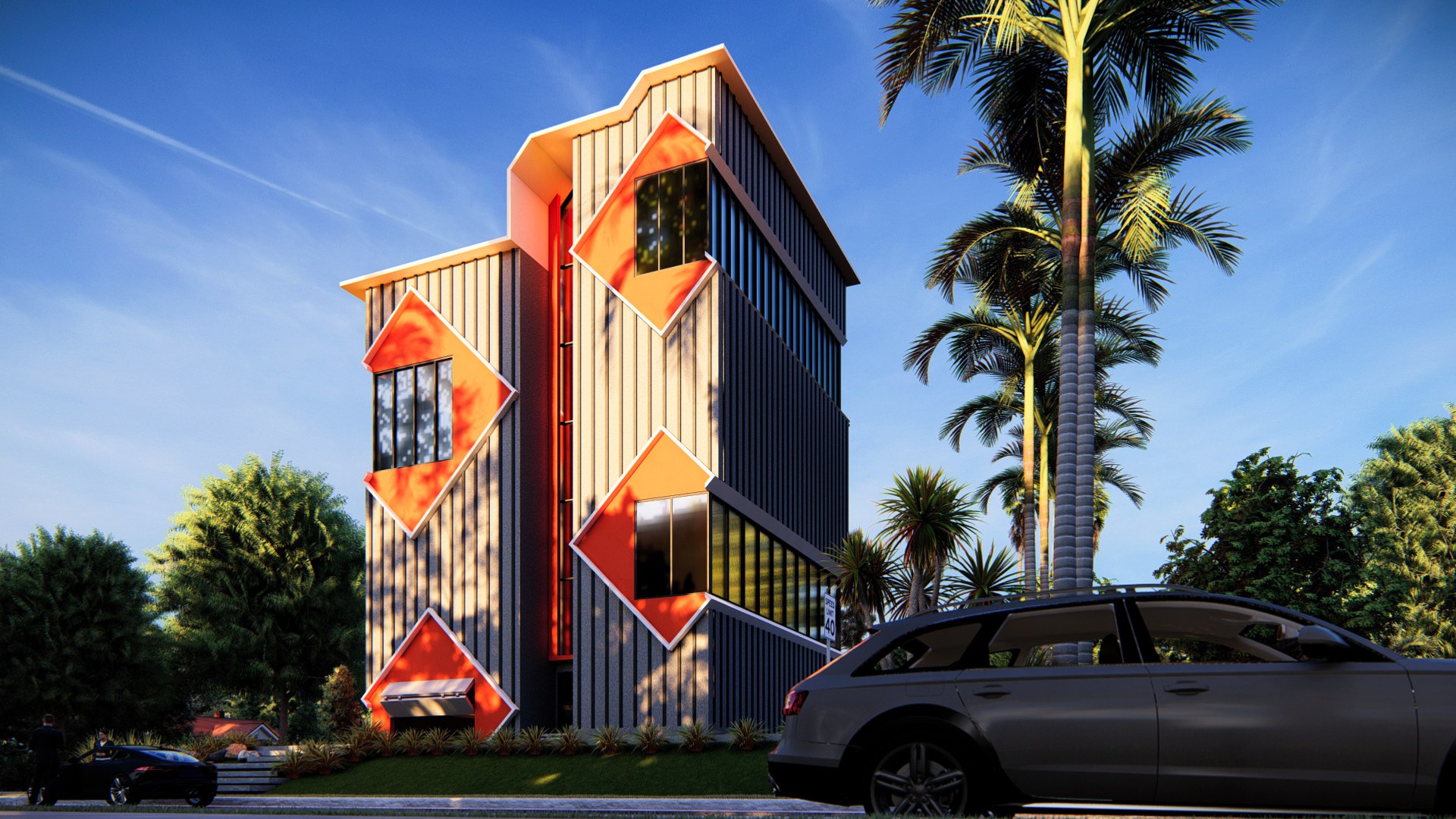 Modern Building 17 3D Model - TurboSquid 1748422