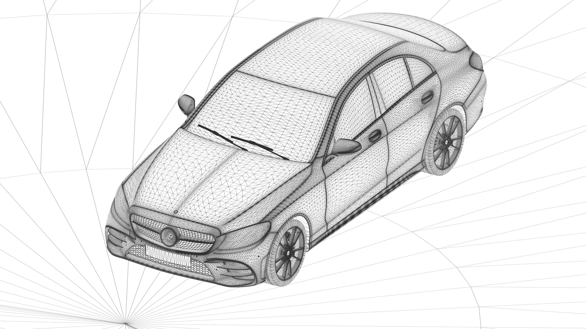 Mercedes-Benz C-Class sedan AMG 3D model - TurboSquid 1773209