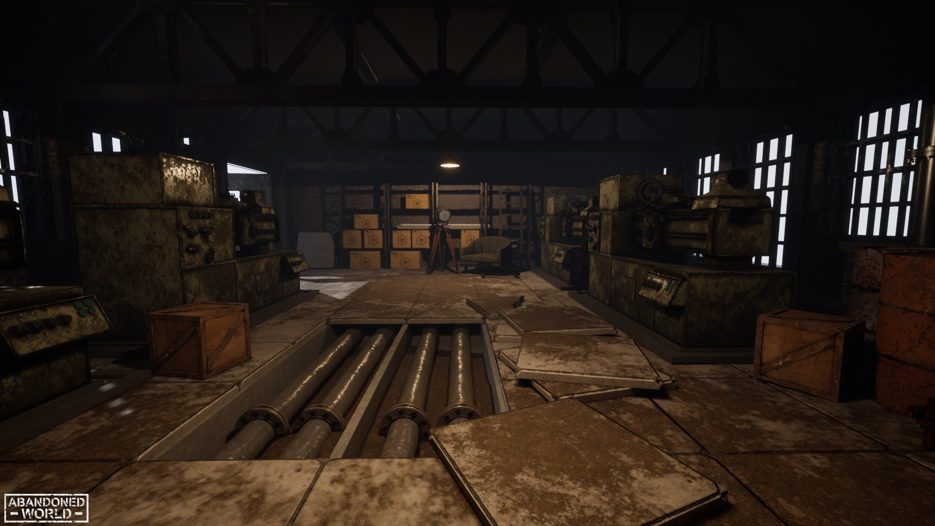 Modular Industrial Building For UE4 3D Model - TurboSquid 1854423