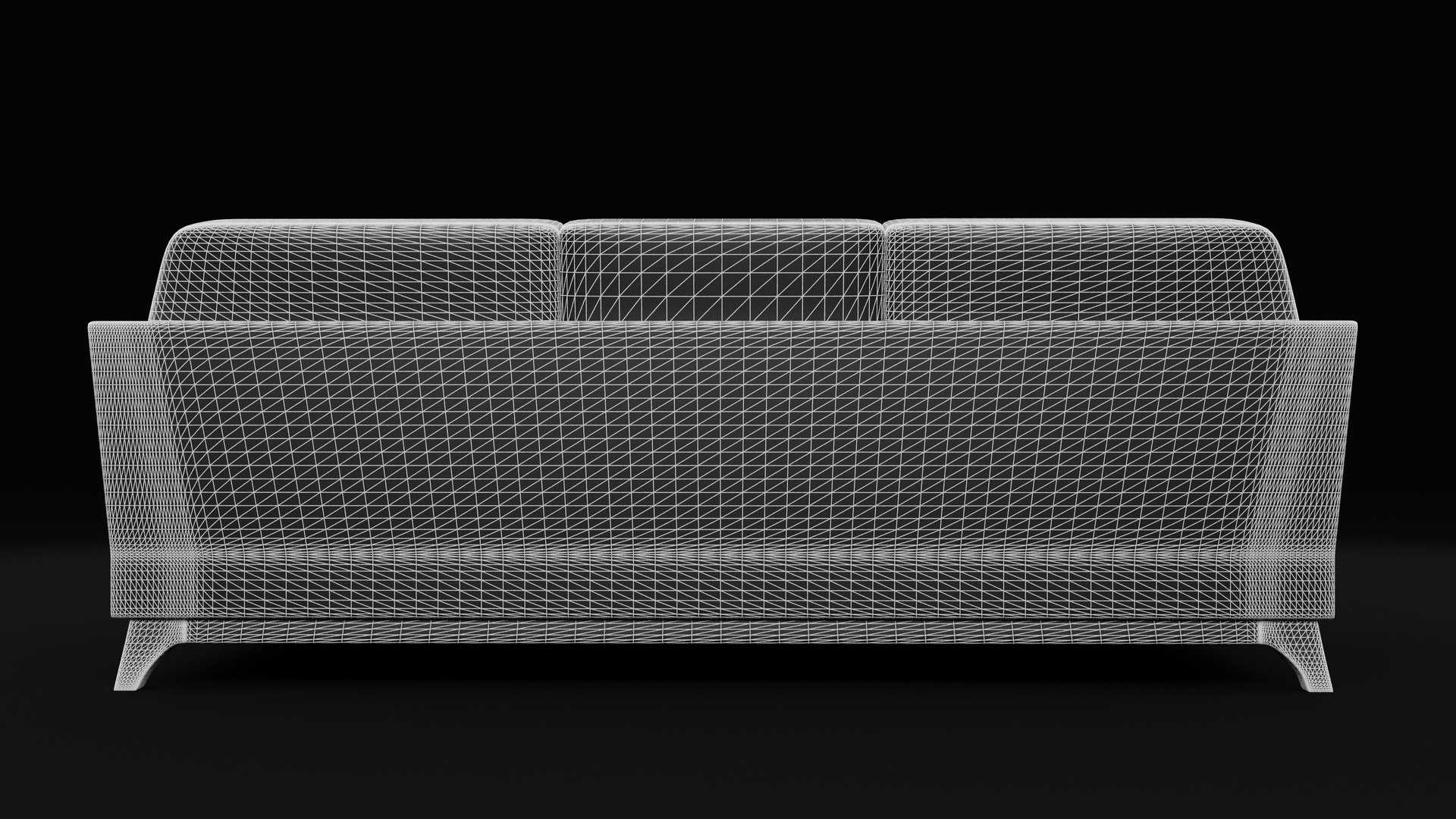 3D New Boston 3 Seater Sofa - TurboSquid 2101916