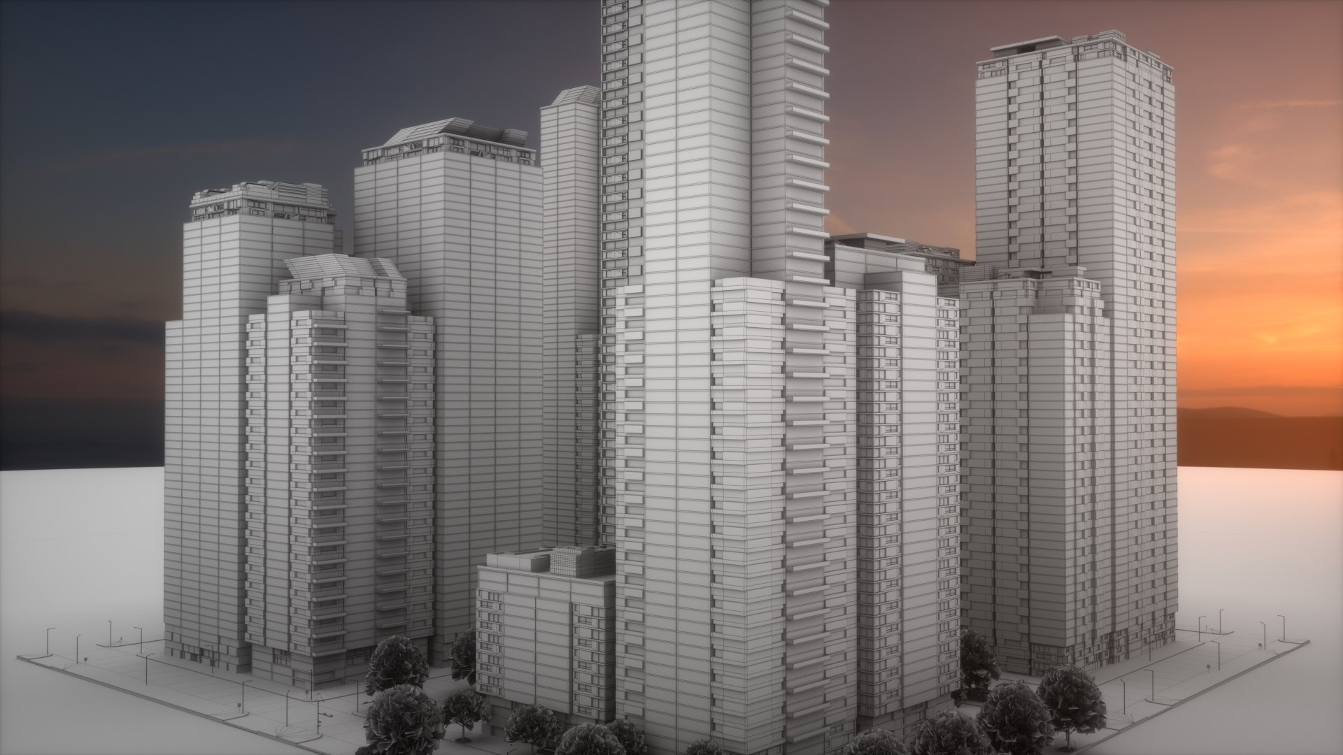 City Block Type B07 3D - TurboSquid 2092337