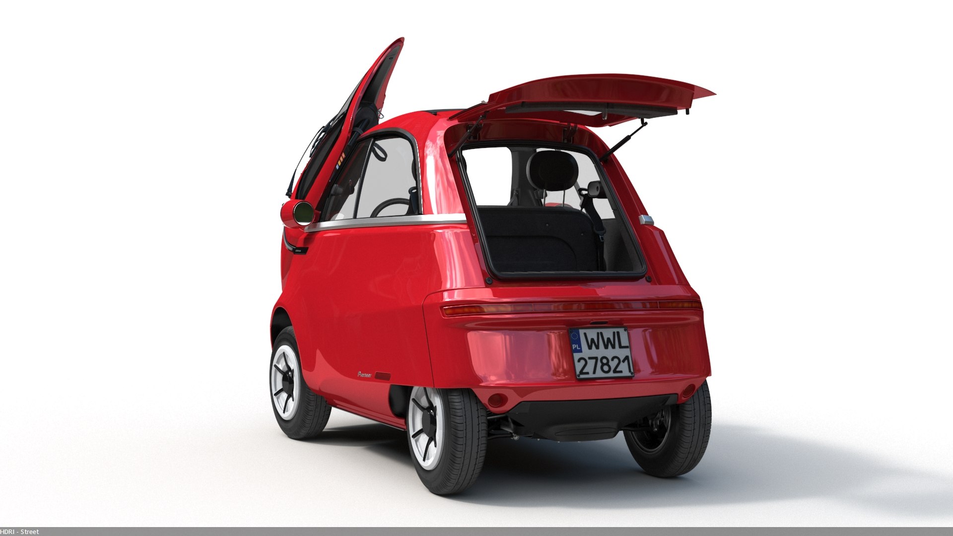 3D Model Microlino 2 M-ero Rigged Red 2 Var - TurboSquid 2295797