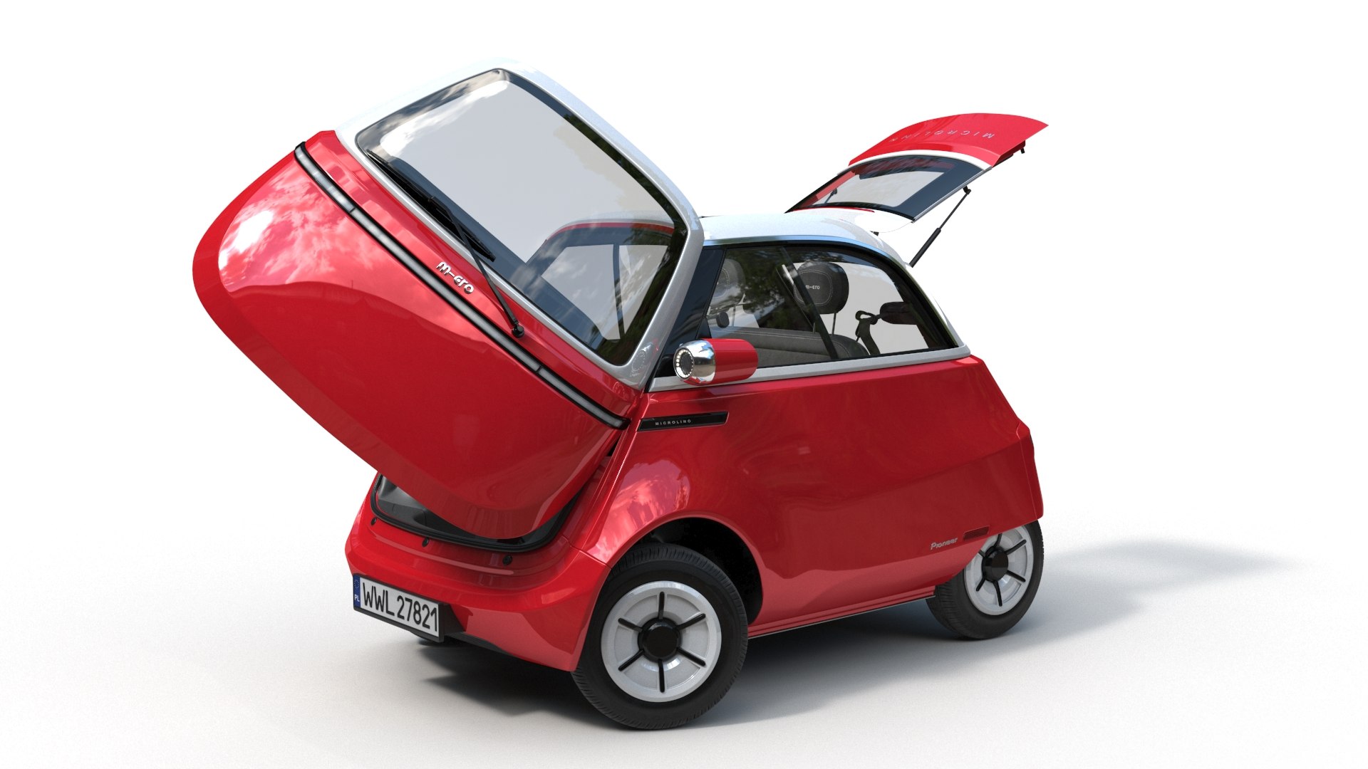 3D Model Microlino 2 M-ero Rigged Red 2 Var - TurboSquid 2295797