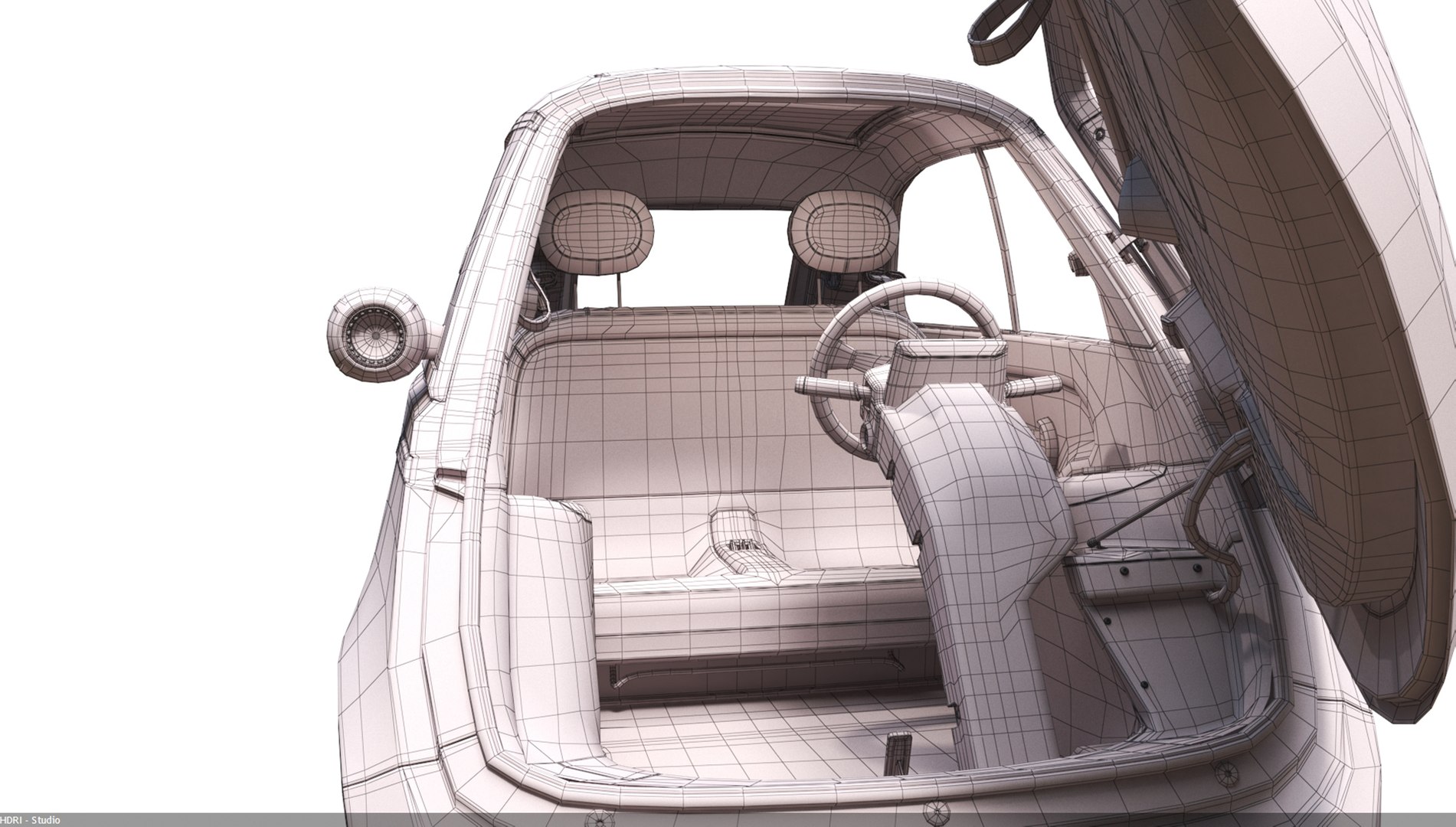 3D Model Microlino 2 M-ero Rigged Red 2 Var - TurboSquid 2295797