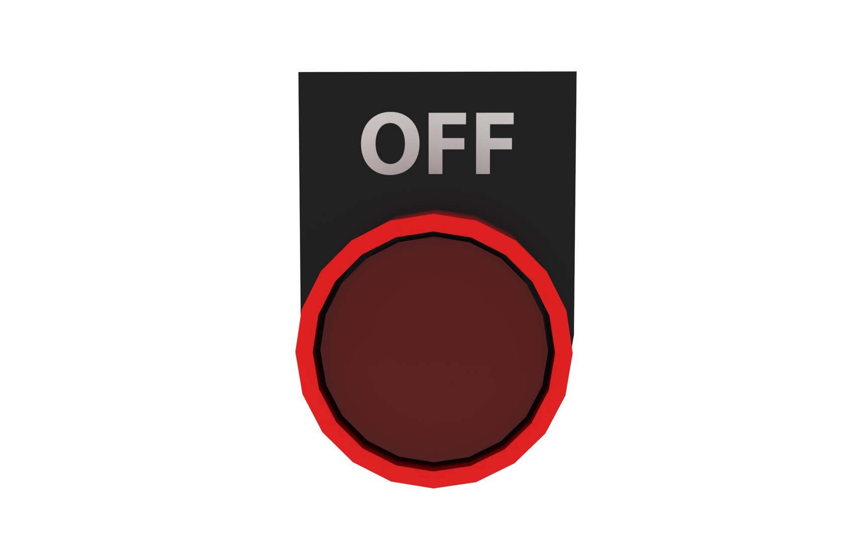 3D Off Button Model - TurboSquid 2139667