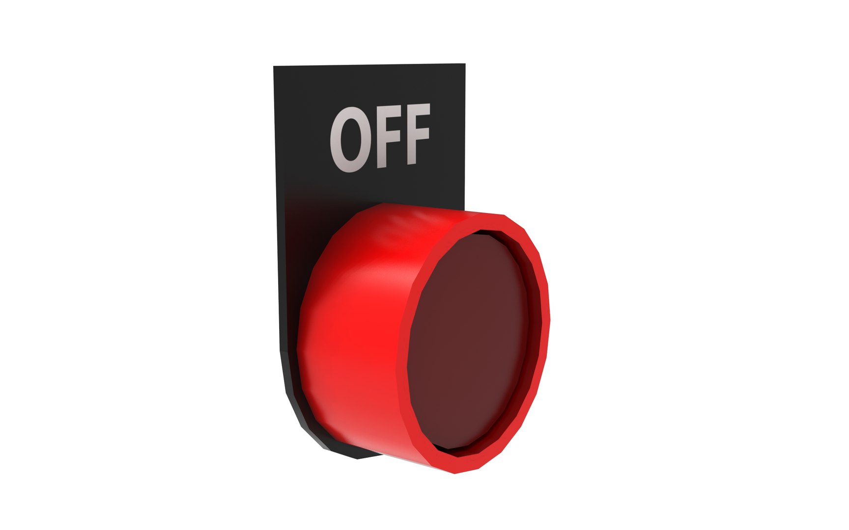 3D Off Button Model - TurboSquid 2139667