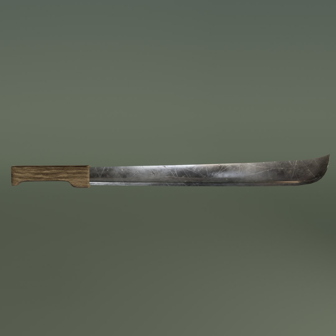 3D Medieval Machete Model - TurboSquid 1933584