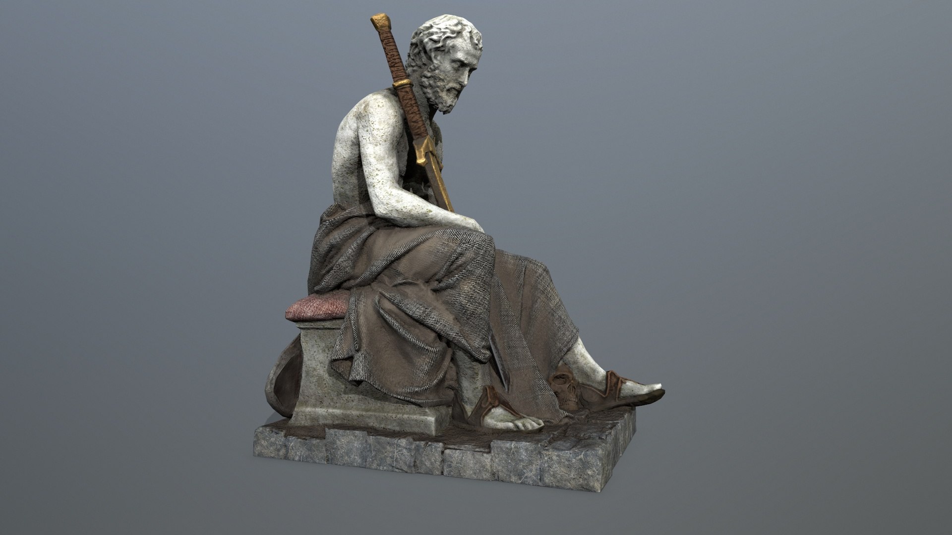 3D Model Man Statue - TurboSquid 2070324