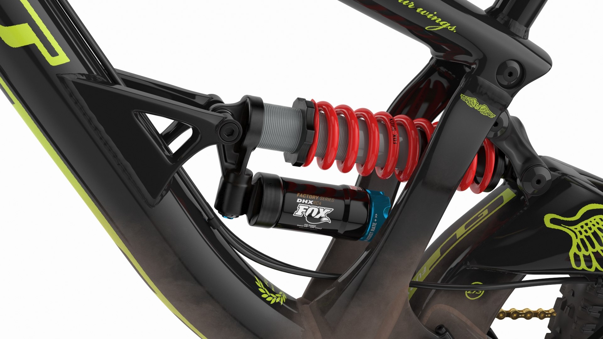 GT Fury Downhill Mountain Bike Model - TurboSquid 2340157