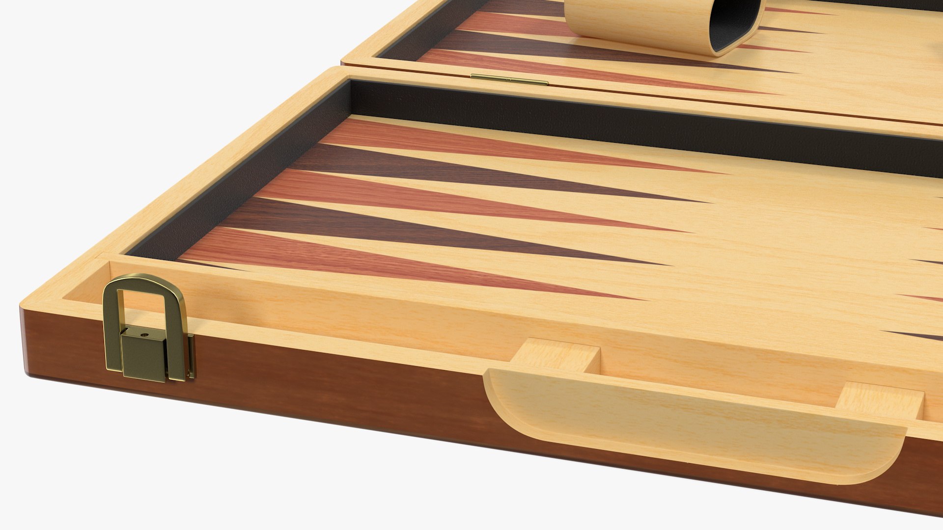 3D Wooden Backgammon Board Set Model - TurboSquid 1505923