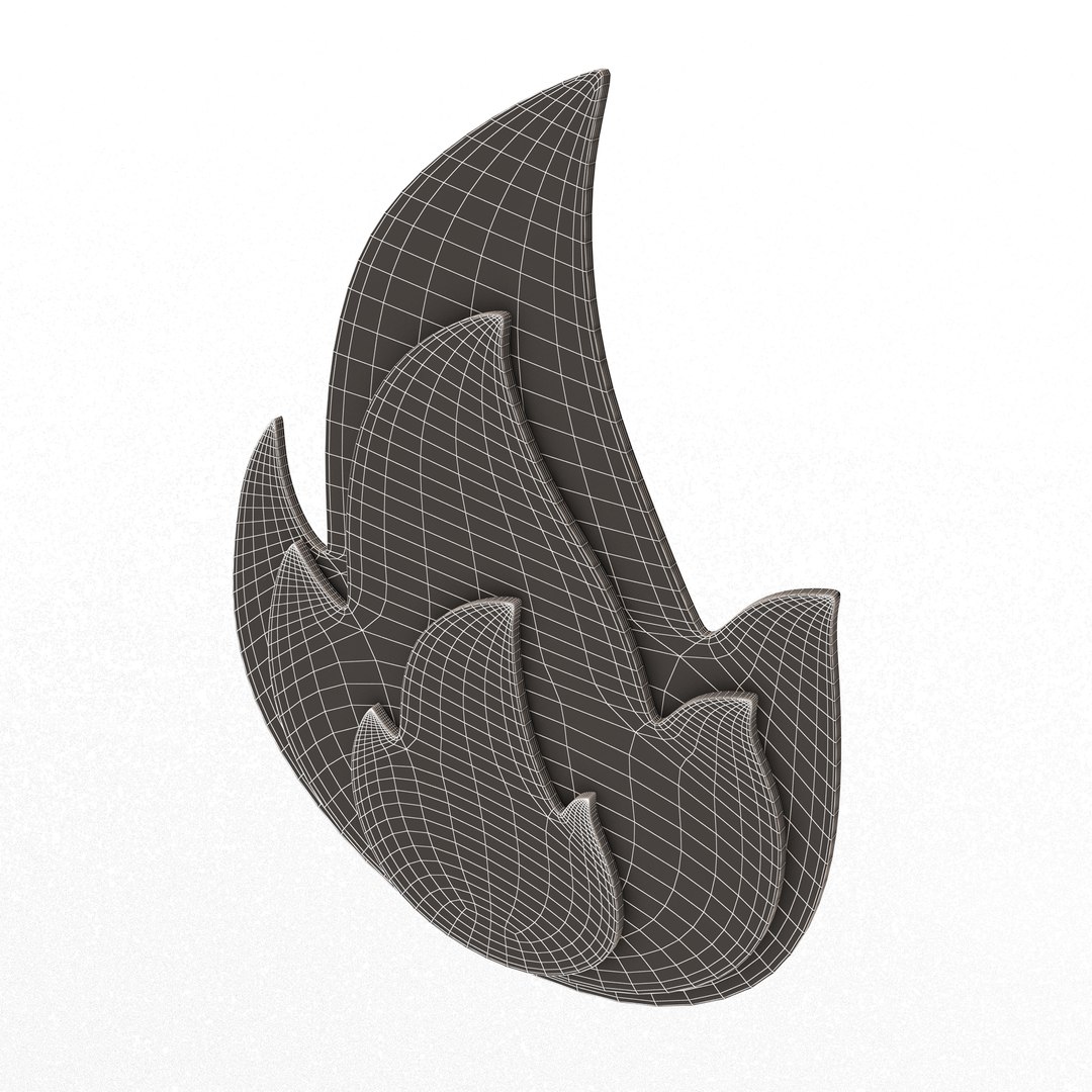 Flame Emoji 3D - TurboSquid 2026936