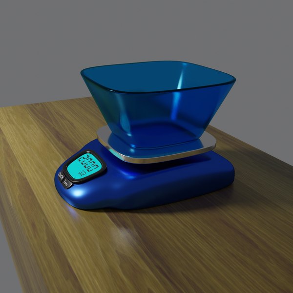 Digital weight scale model - TurboSquid 1496457