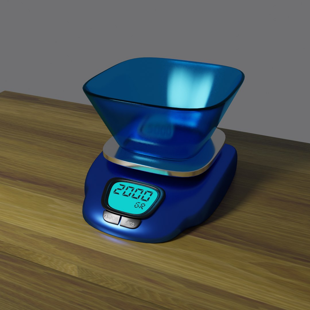 Digital Weight Scale Model - TurboSquid 1496457
