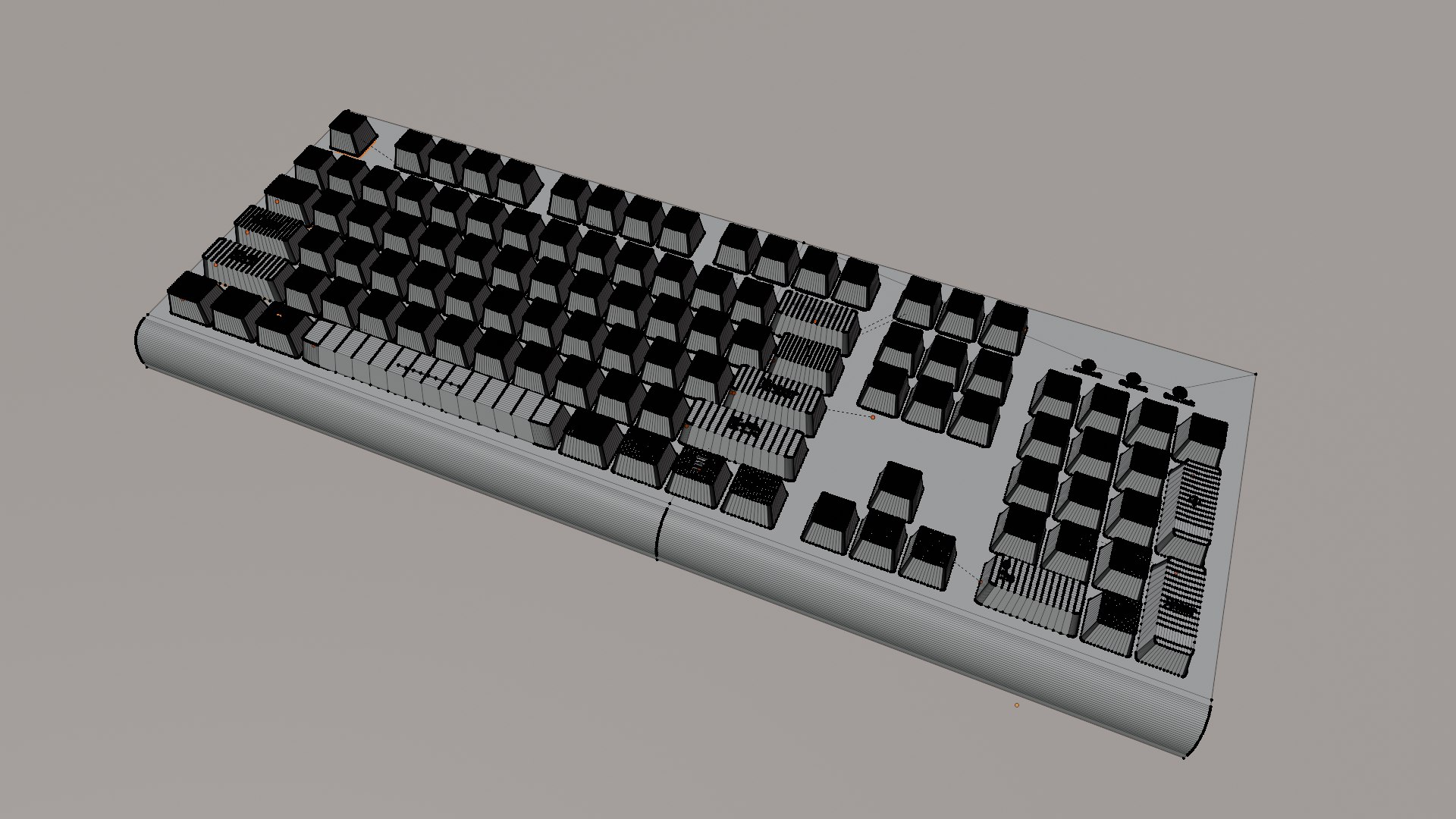 Pc Gaming Keyboard 3D - TurboSquid 2304290