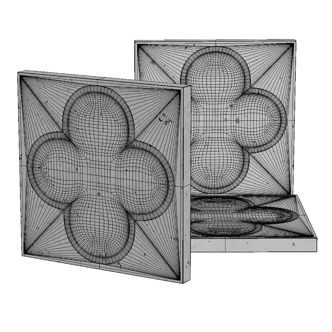 Ethnic Ceramic Tiles 3D Model - TurboSquid 1956901