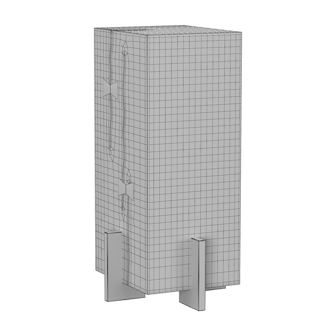 Oak Beam Stool 3D model - TurboSquid 1947909