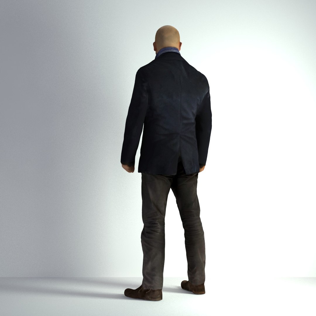 3d Scanned Man 005 Model