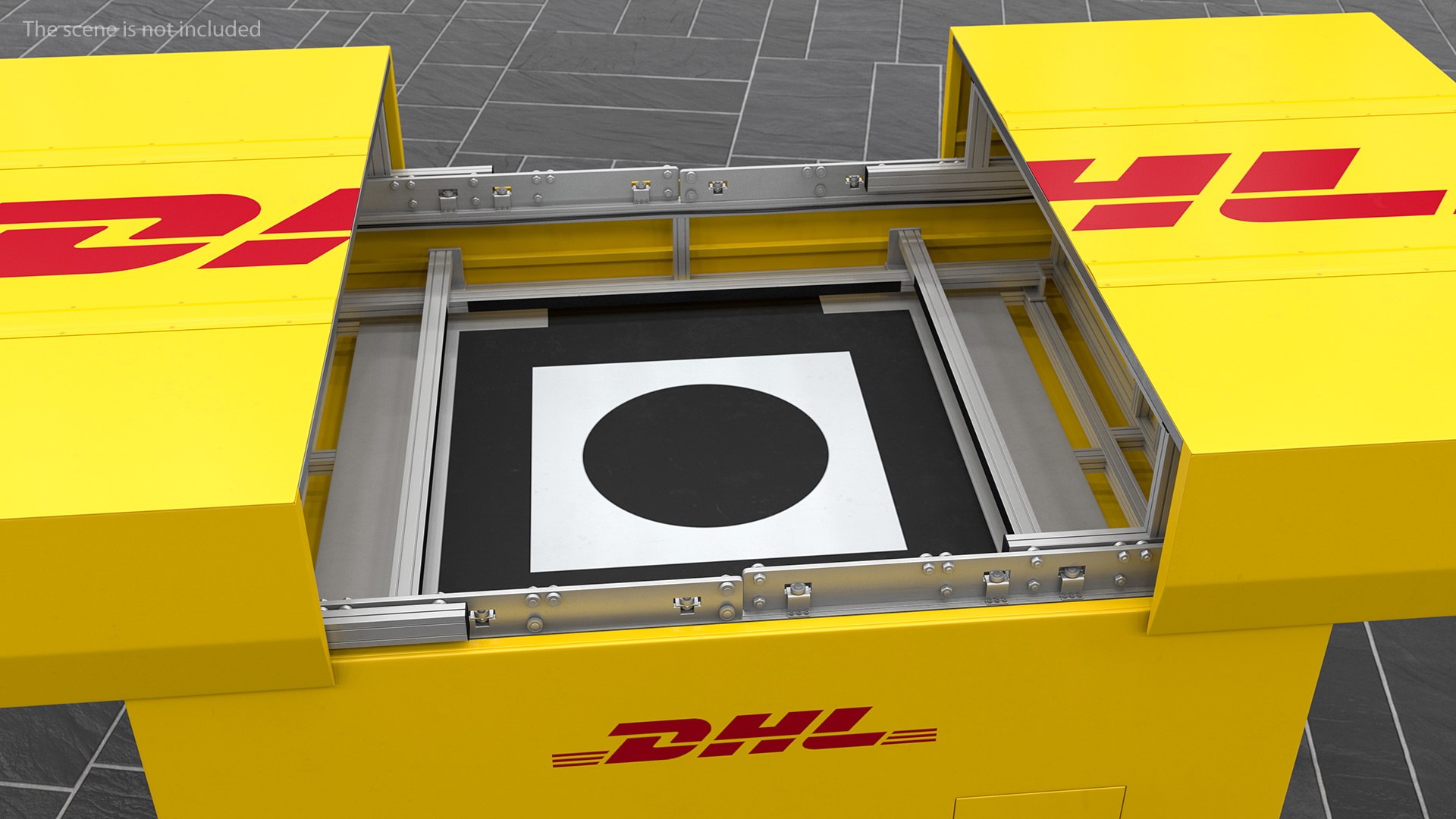 3D Dhl Express Delivery Drone Model - TurboSquid 1603428